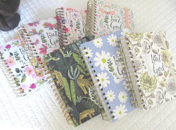 But God Christian Journal Prayer Floral Journal Lined Journal - Etsy