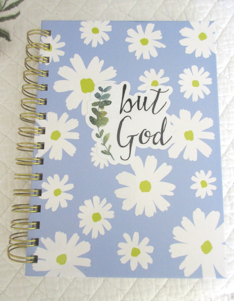 But God Christian Journal Prayer Floral Journal Lined Journal - Etsy