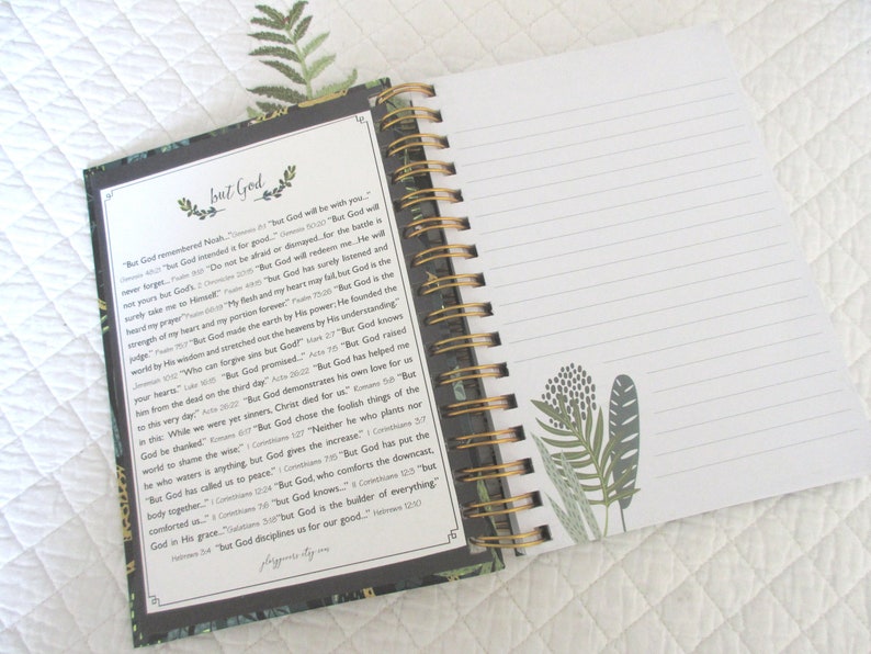 But God Christian Journal Prayer Floral Journal Lined Journal - Etsy