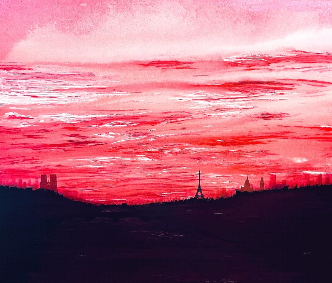 Paris in Red -- Printable Digital Download - Etsy Australia