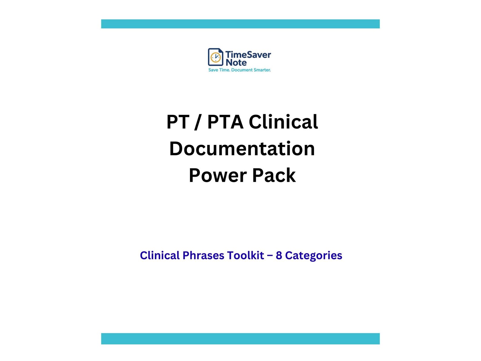PT & PTA Documentation Toolkit / Clinical Notes Phrases Pack /8 ...