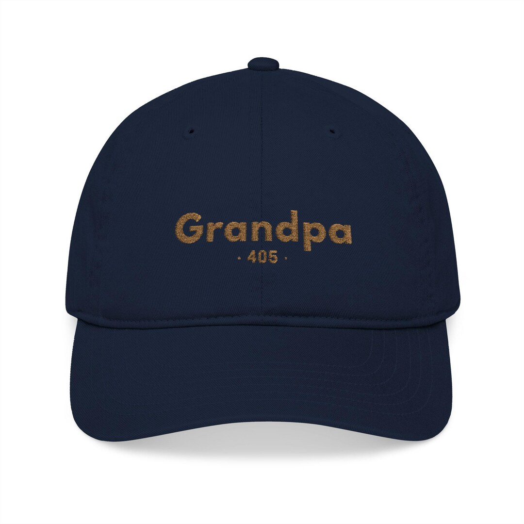 Handcrafted 405 Area Code Grandpa Hat | Custom Embroidered Retro ...