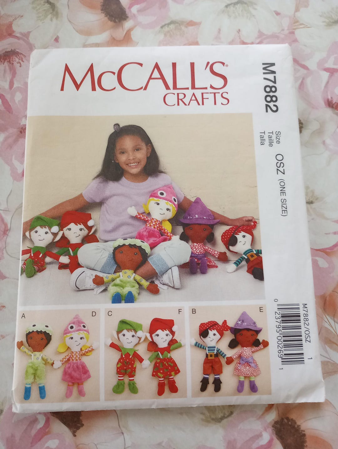 Mccall's Craft Sewing Pattern M7882 Craft. American Girl Doll UNCUT - Etsy