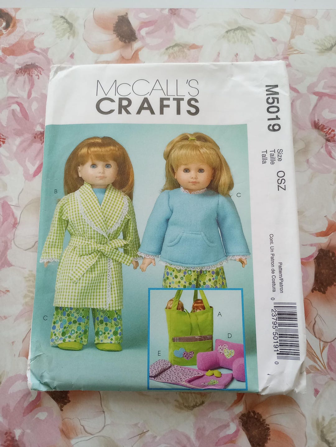 Mccall's Craft Sewing Pattern M5019 Craft. American Girl Doll UNCUT - Etsy