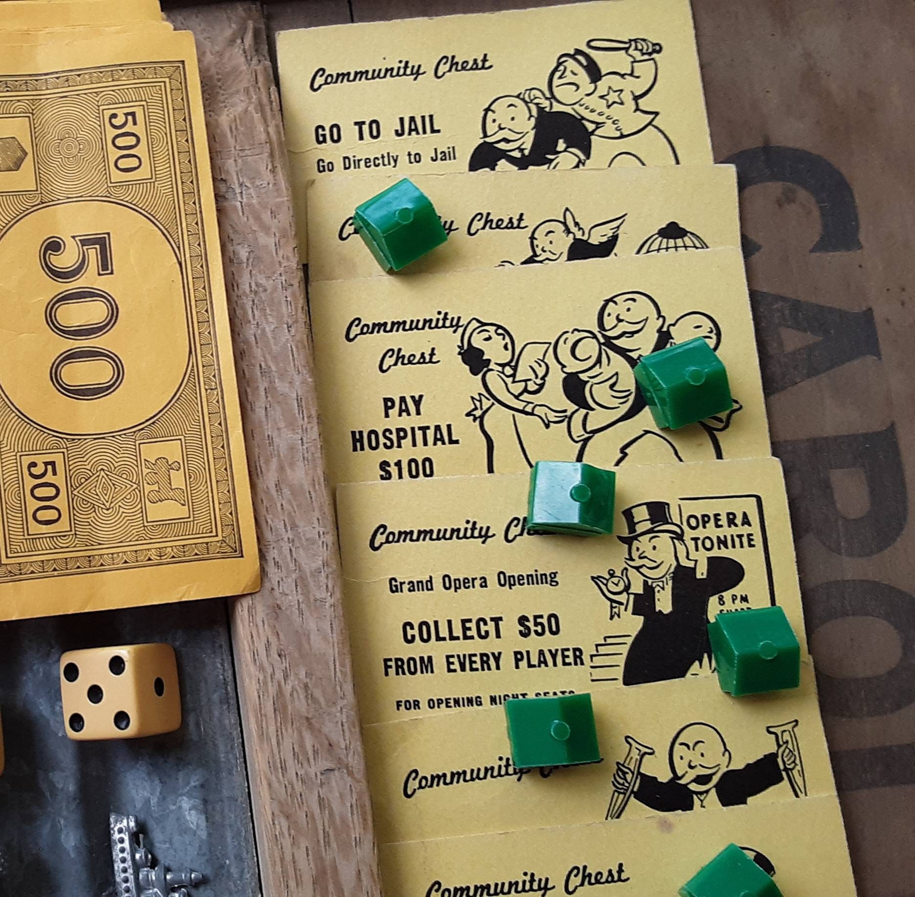 Traditional original monopoly pieces - generationwery