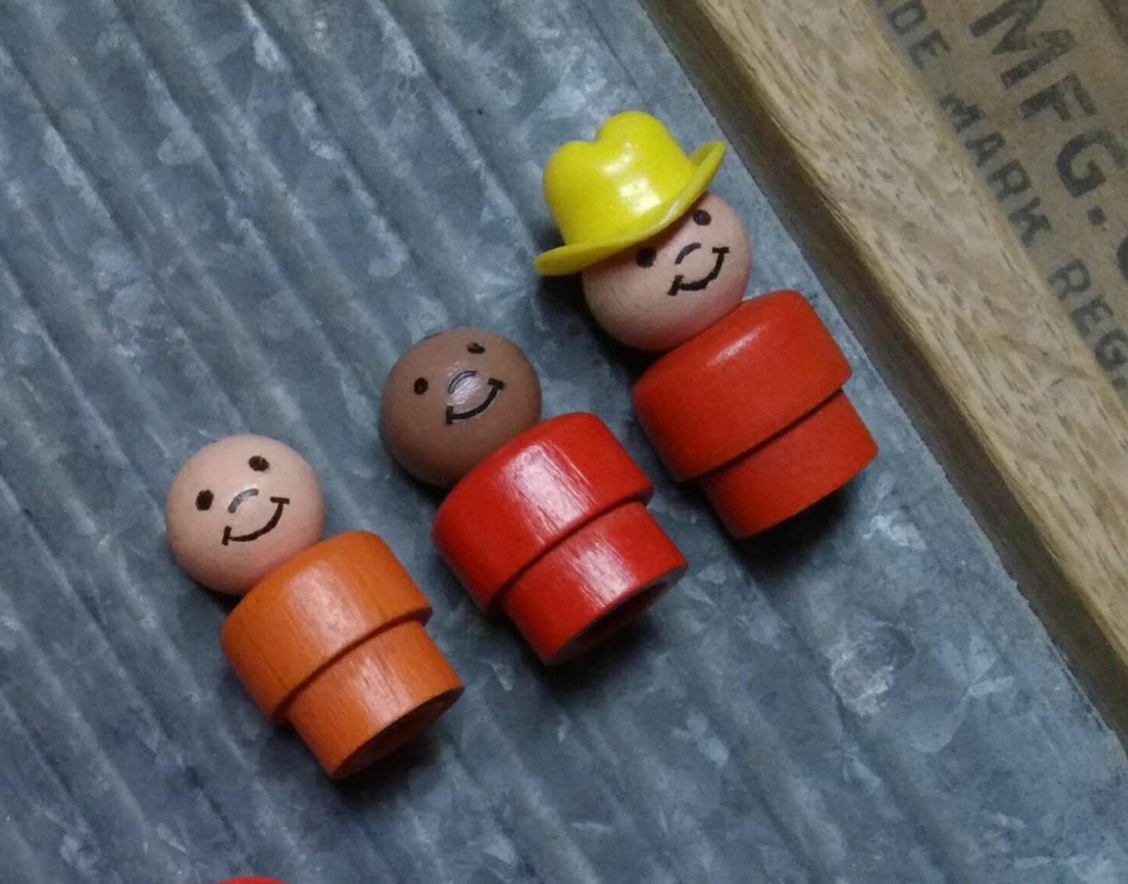 Vintage Fisher Price LITTLE PEOPLE Toy Peg Dolls Pretend Play | Etsy