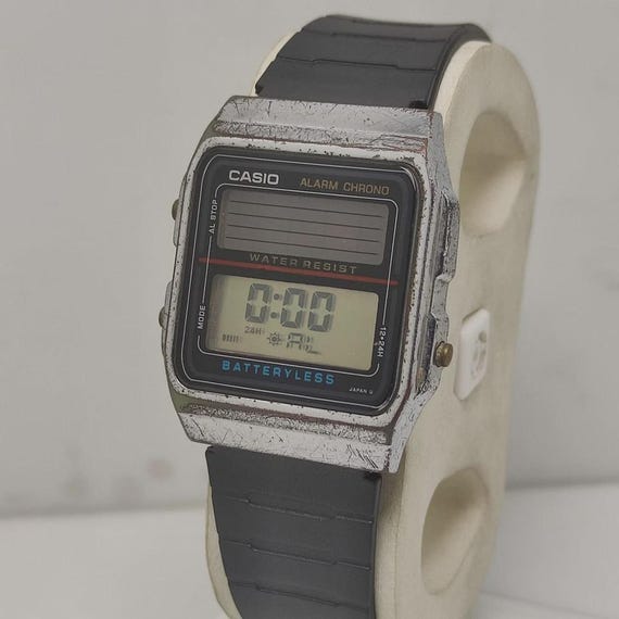 Vintage 1980s Casio AL-180 Solar Watch | Batteryless … - Gem