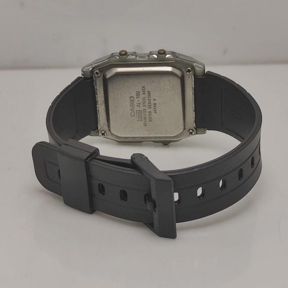 Vintage 1980s Casio AL-180 Solar Watch | Batteryless … - Gem