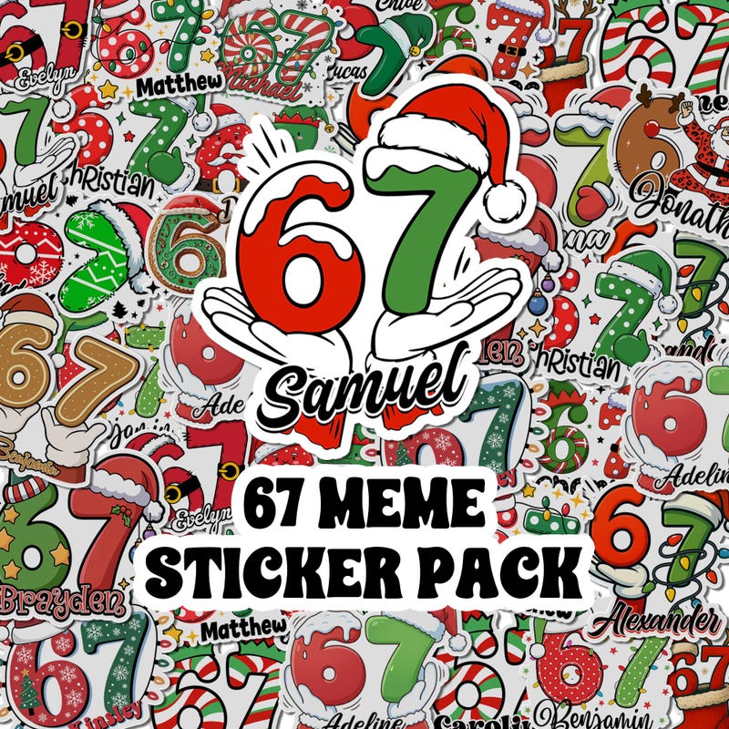 67 Pack of Stickers - Etsy
