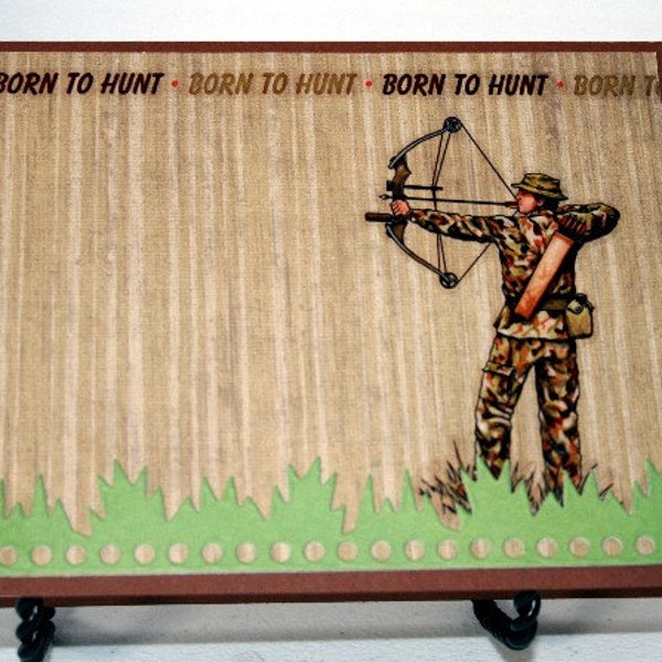 Bow Hunter Birthday Card - Etsy