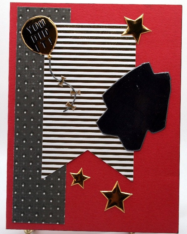 20190014 Black and Red Graduation College High School Congratulations ...