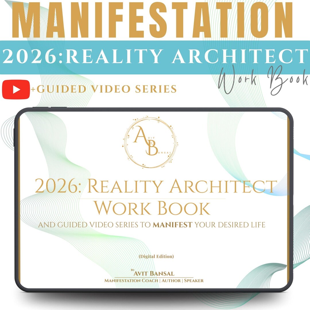 Manifest Your Desired Life in 2026 | 2026: Reality Architect Work Book ...