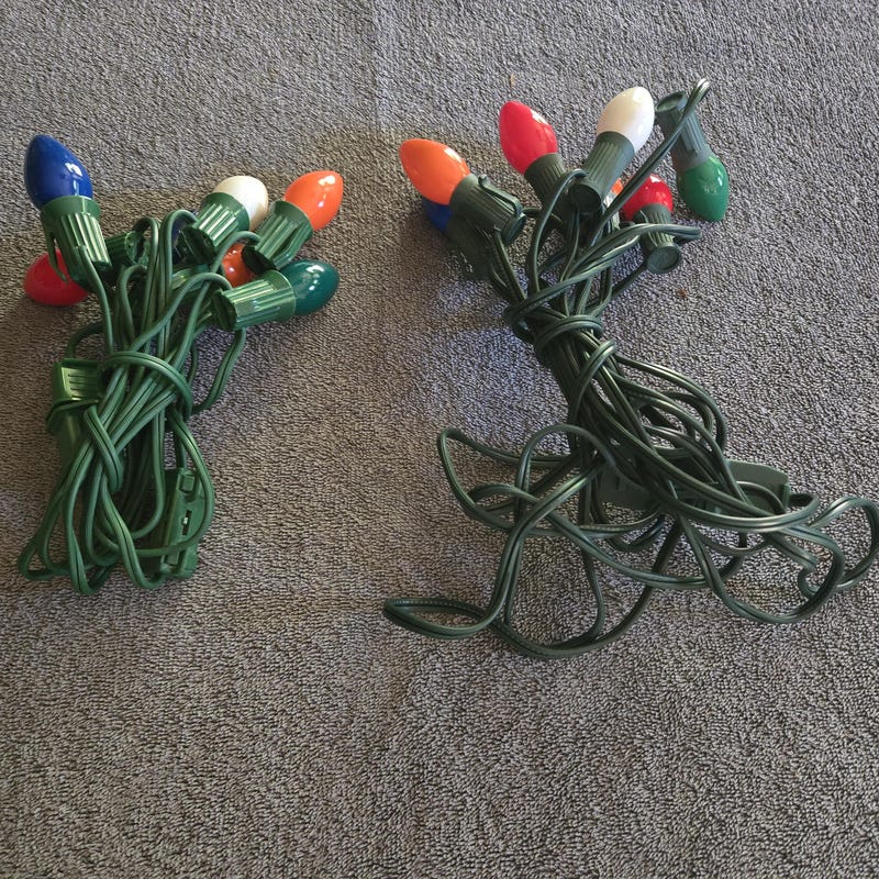 Vintage Ge C6 String Lights - Etsy Canada