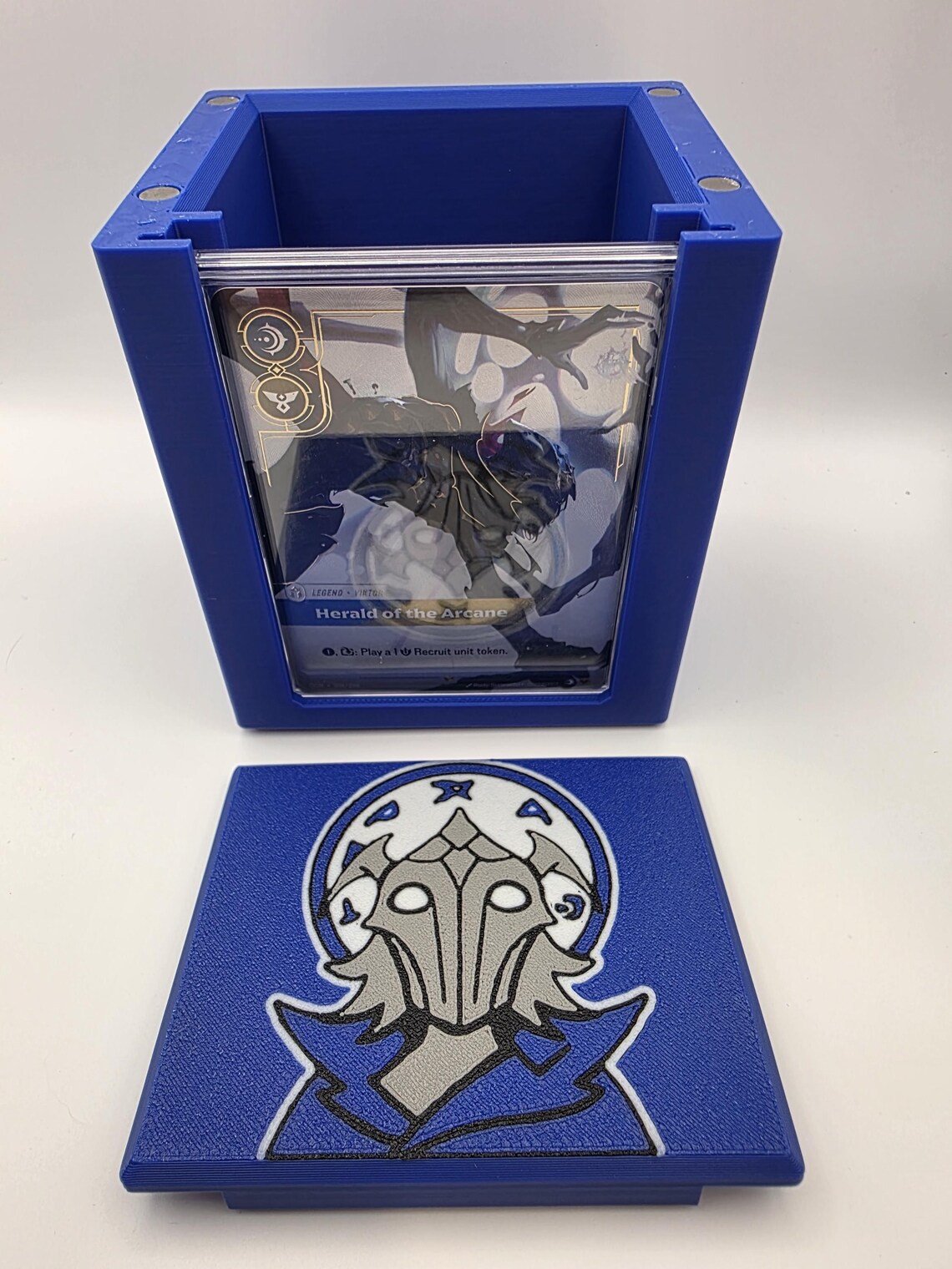 Riftbound Viktor Magnetic Deck Box With Display Window - Etsy