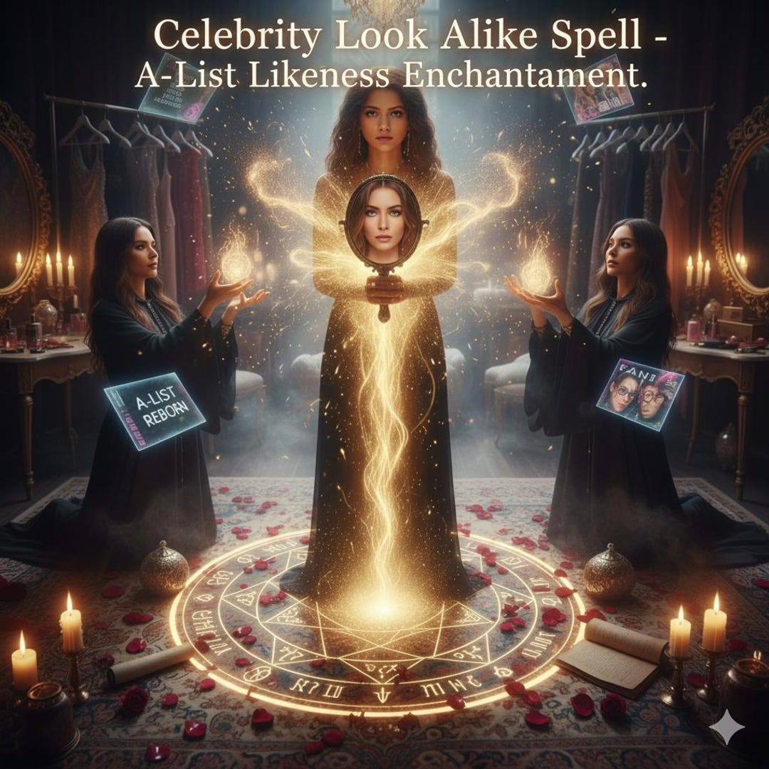 Celebrity Look Alike Spell - A-list Likeness Enchantment - Etsy