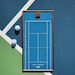 Australian Open Hard Court Frame — Timeless Tennis Wall Art - Etsy