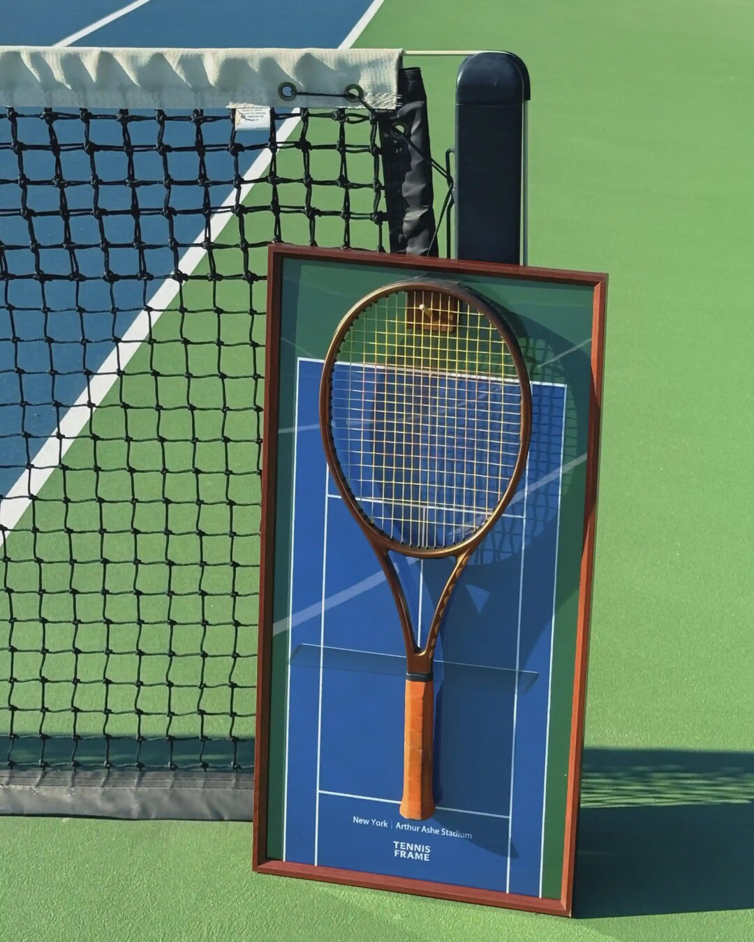 Arthur Ashe Tennis Frame — US Open Inspired Wall Decor - Etsy