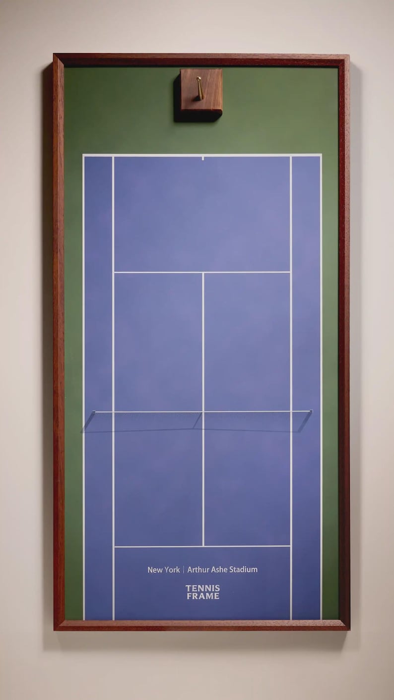 Grand Slam Tennis Frame Collection — Complete Set of 4 Iconic Courts - Etsy