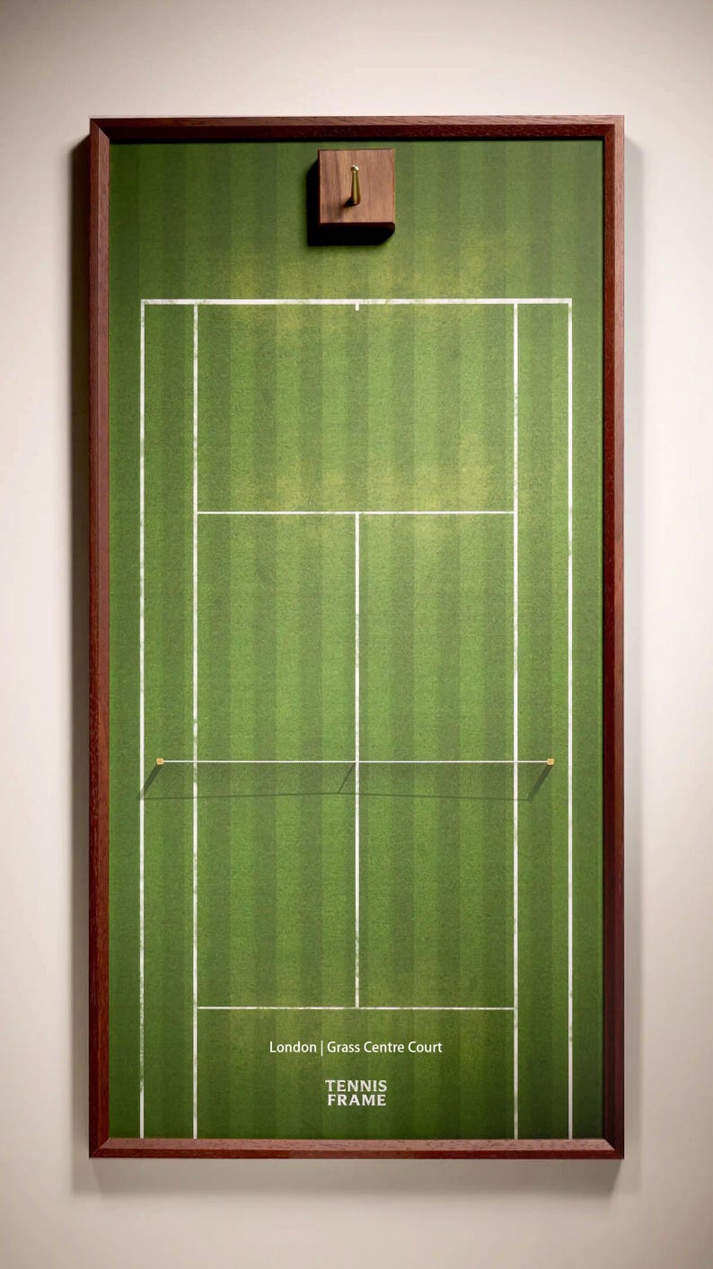 Grand Slam Tennis Frame Collection — Complete Set of 4 Iconic Courts - Etsy