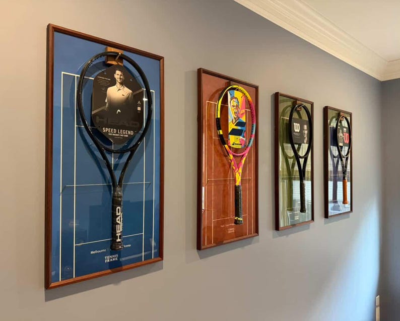 Grand Slam Tennis Frame Collection — Complete Set of 4 Iconic Courts - Etsy