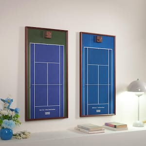 Full Grand Slam Racquet Display Set — Tennis Frame - Etsy