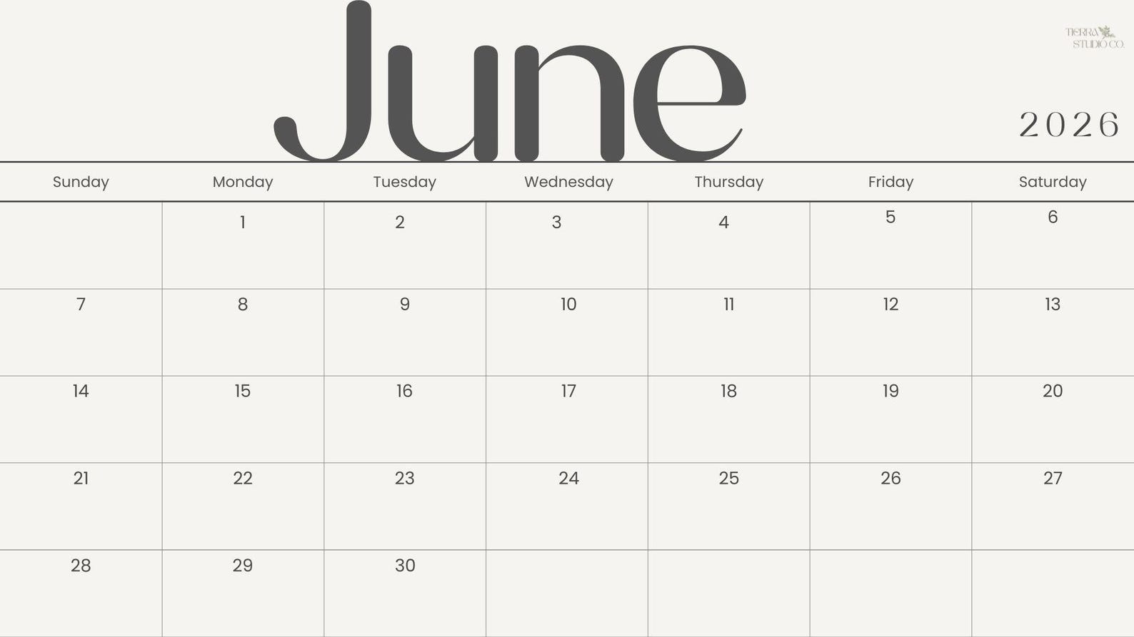Boho Minimalist 2026 Calendar | Printable Monthly Planner (JPG) - Etsy