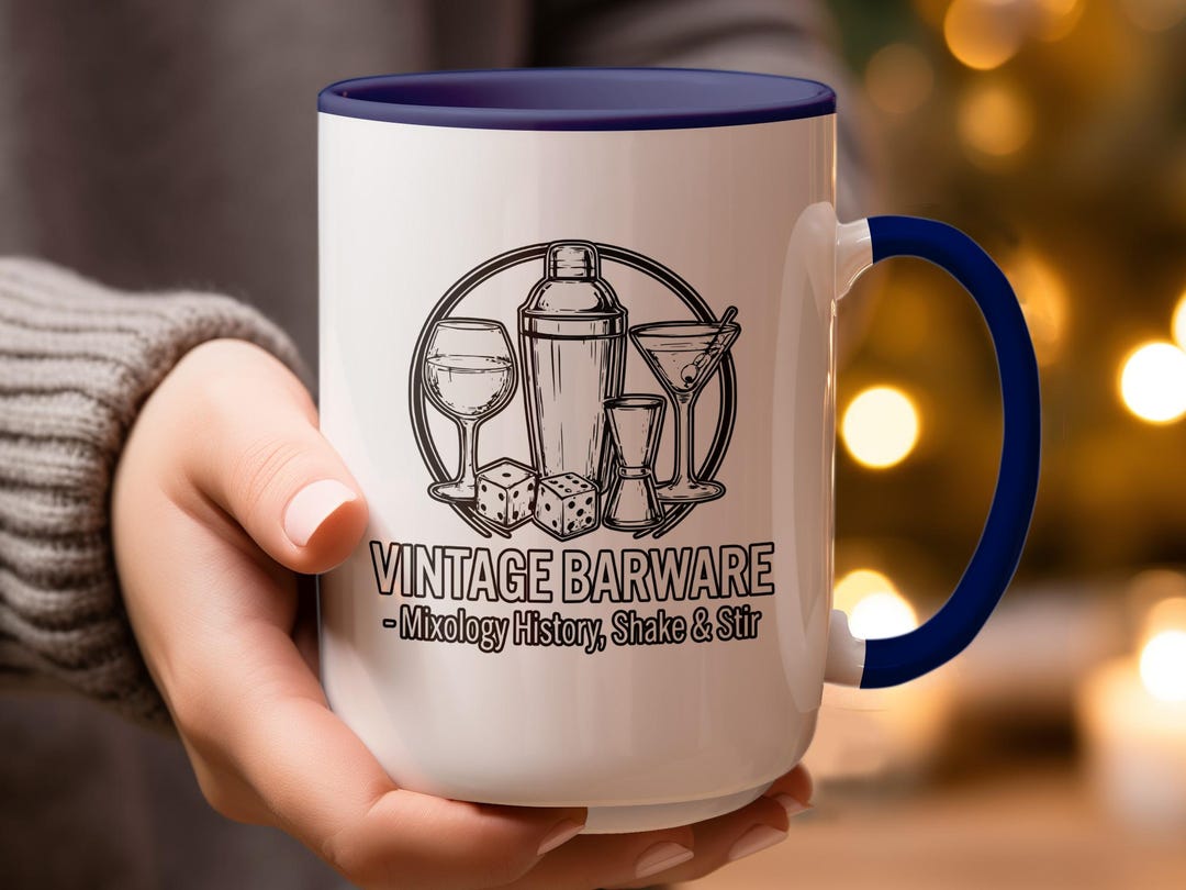 Vintage Barware Mugs, Glassware, Mixology History, Cocktail Shaker ...