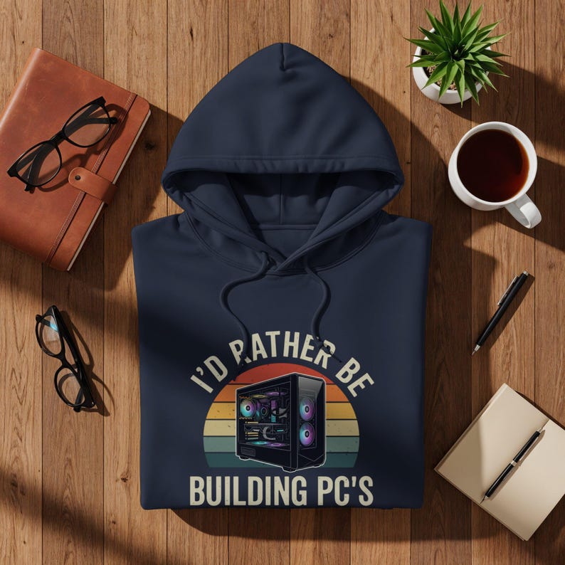 Camiseta "Prefiero estar construyendo PCs", regalo para constructor de ...