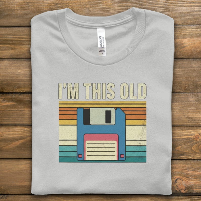Floppy Disk T Shirt Retro Computer Tee: Vintage Tech Design, Classic ...