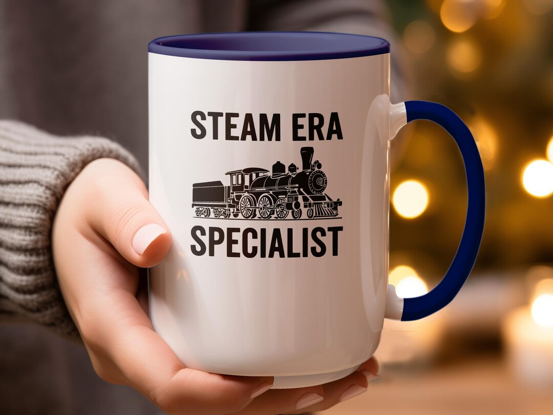 Steam Era Specialist Mug, Train Enthusiast Gift, Locomotive Fan Coffee ...