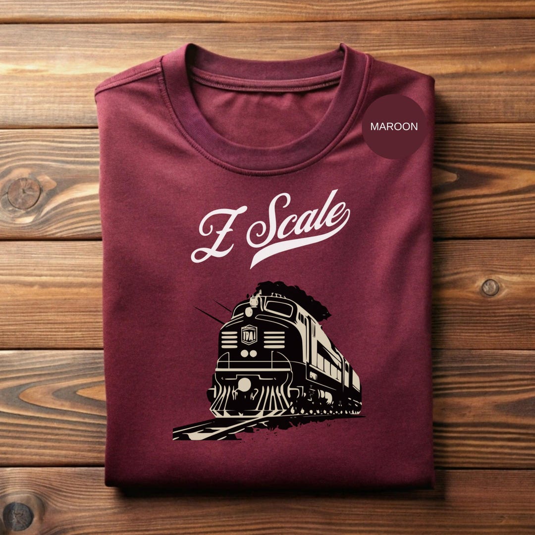 Z Scale T-shirt, Train Lover Shirt, Model Train Tee, Railroad Fan Gift ...