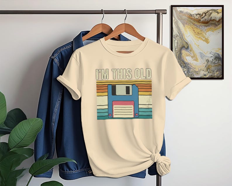 Floppy Disk T Shirt Retro Computer Tee: Vintage Tech Design, Classic ...