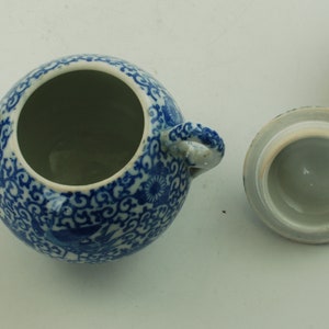 Antique Blue Phoenix Ware Cream and Sugar Set With Notched Handles - Etsy