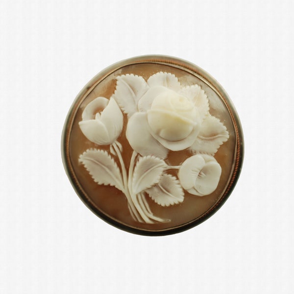 Vintage Cameo Brooch - Etsy