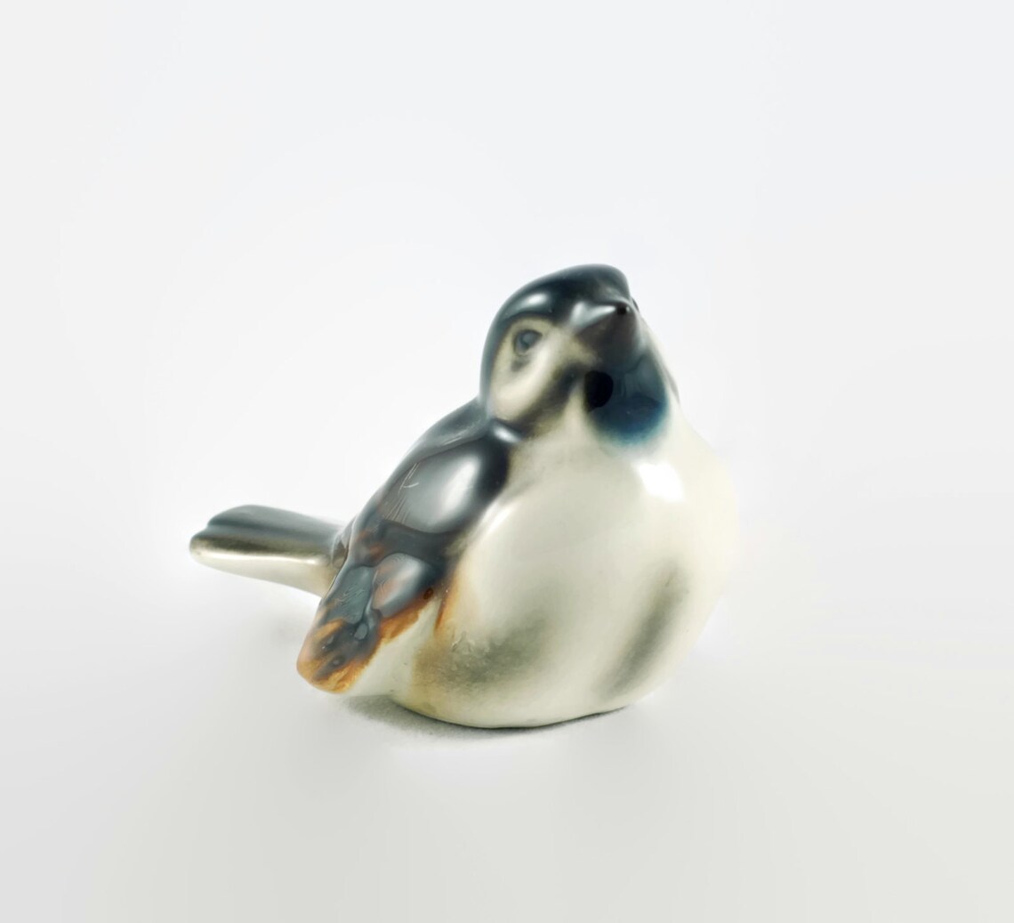 Vintage Wien Keramos Austria Hand Painted Porcelain Sparrow - Etsy