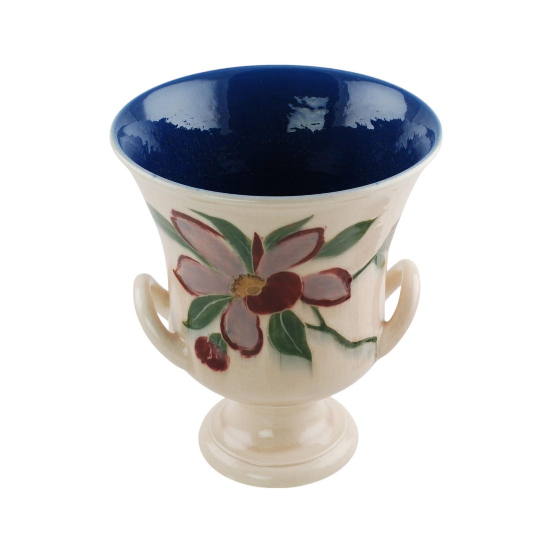 Vintage ET Hurley for Rookwood Pottery Hand Painted Double Handled Vase ...