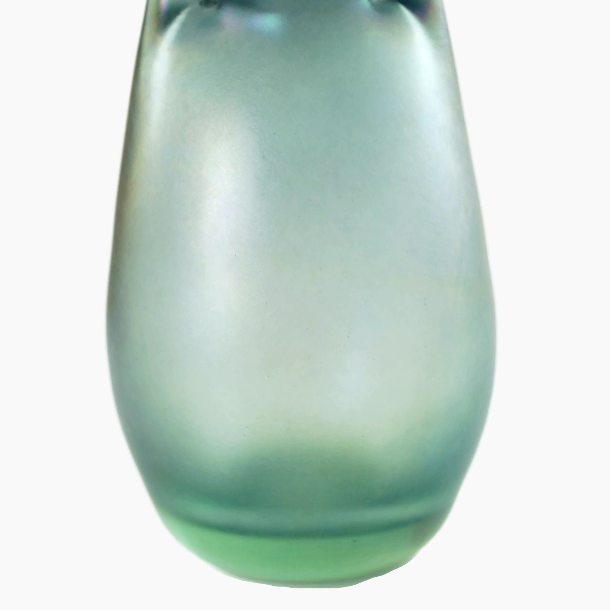 Vintage Dominick Labino Iridescent Hand Blown Art Glass Double | Etsy