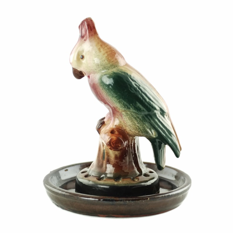 Antique Weller Ware Art Pottery Figural Bird Flower Frog with | Etsy