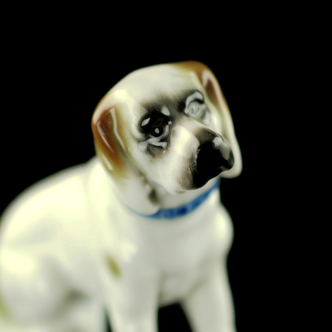 Vintage Sitzendorf English Mastiff German Porcelain Dog - Etsy