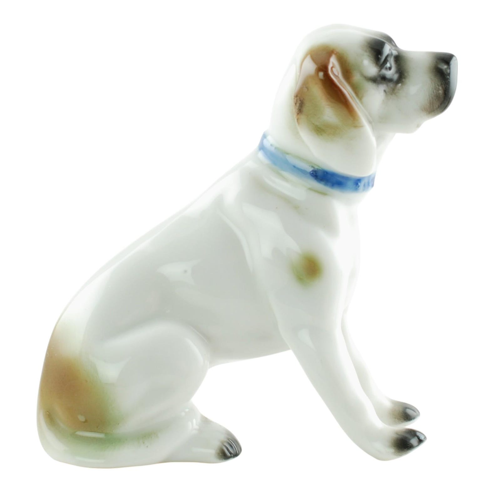 Vintage Sitzendorf English Mastiff German Porcelain Dog Figurine - Etsy