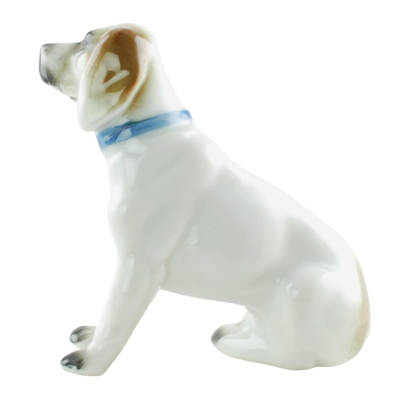 Vintage Sitzendorf English Mastiff German Porcelain Dog Figurine - Etsy