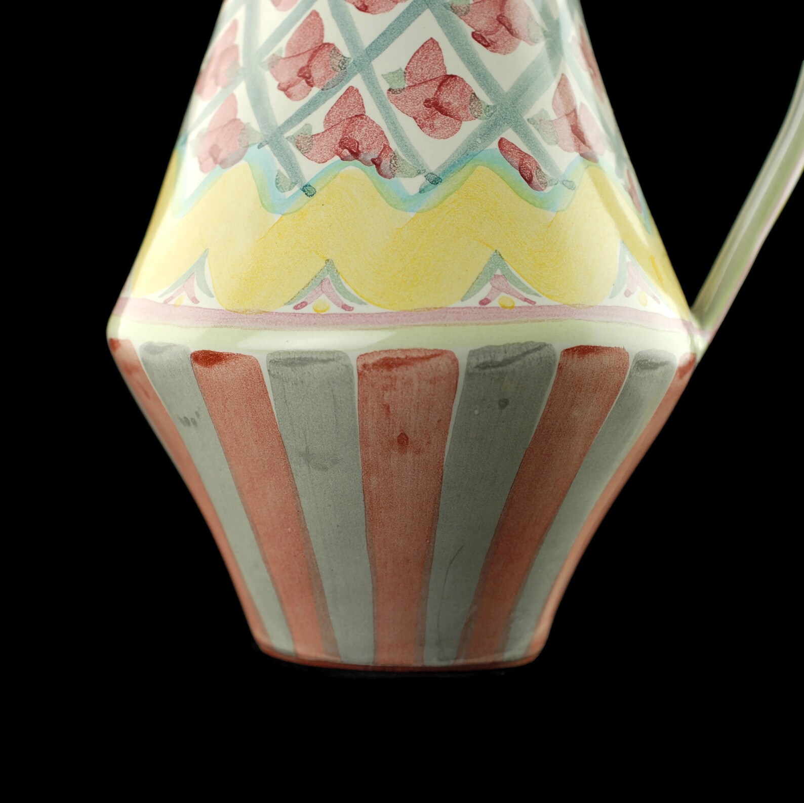 Vintage Mackenzie Childs Hand Painted Rose Cottage Pattern - Etsy