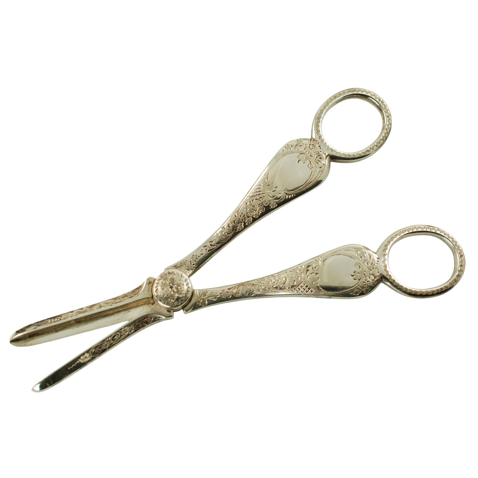 Antique English Sterling Silver Cased 3 Piece Fruit Serving Set by ...