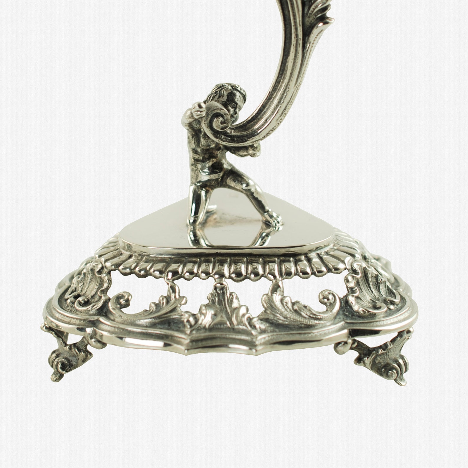 Vintage Italian Sterling Silver Rococo Candle Holders - Etsy