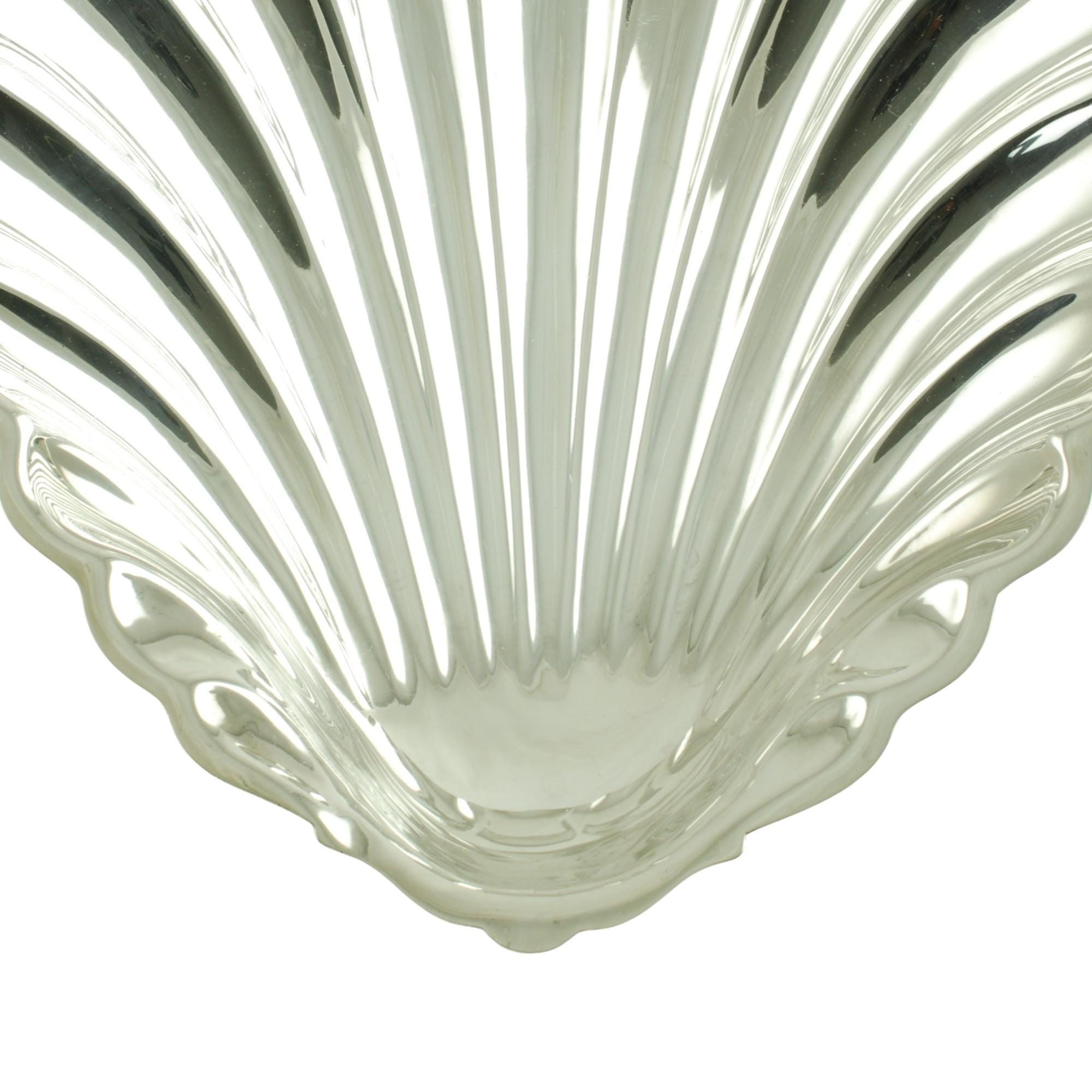 Large Vintage Gorham Sterling Silver Scallop Shell Dish With Ball Feet ...