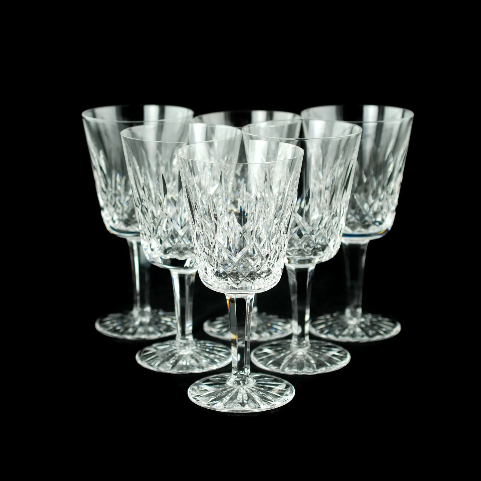 Vintage Waterford Irish Crystal Lismore Goblets Set of 6 - Etsy