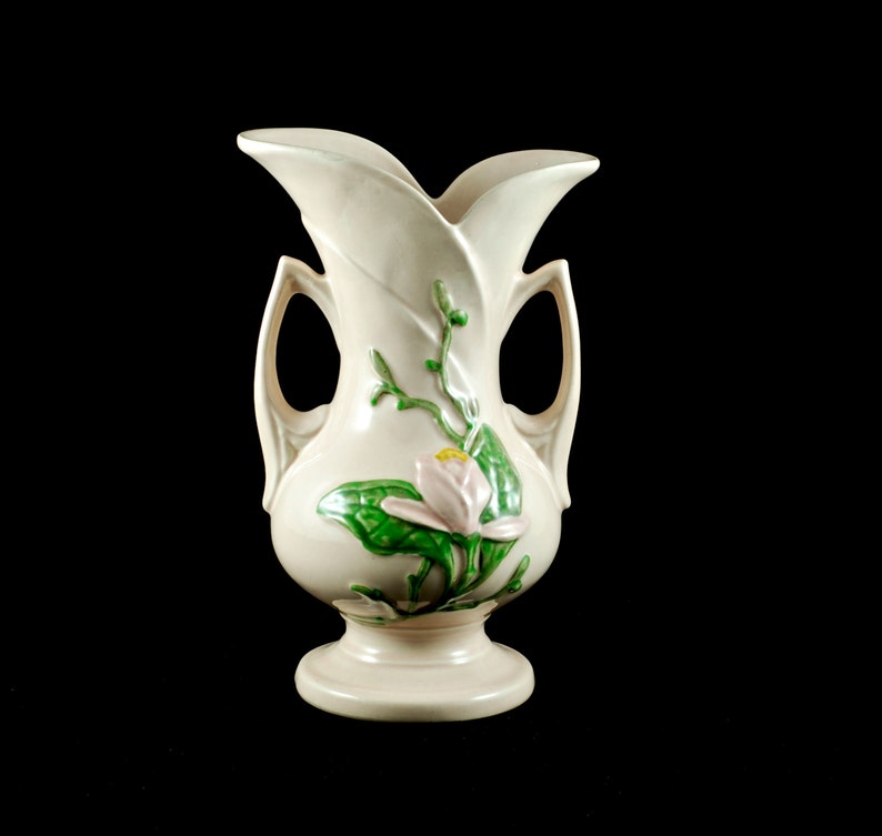 Vintage Hull Art Pottery magnolia Double Handled | Etsy