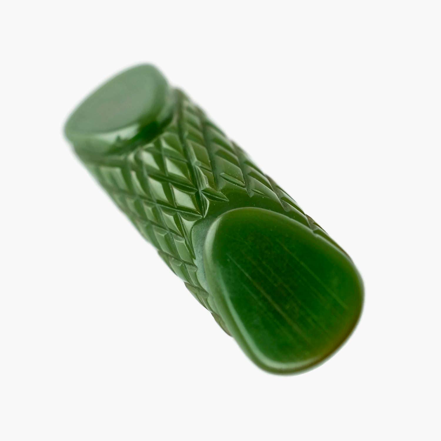 Vintage Jade Green Hand Carved Bakelite Brooch | Etsy