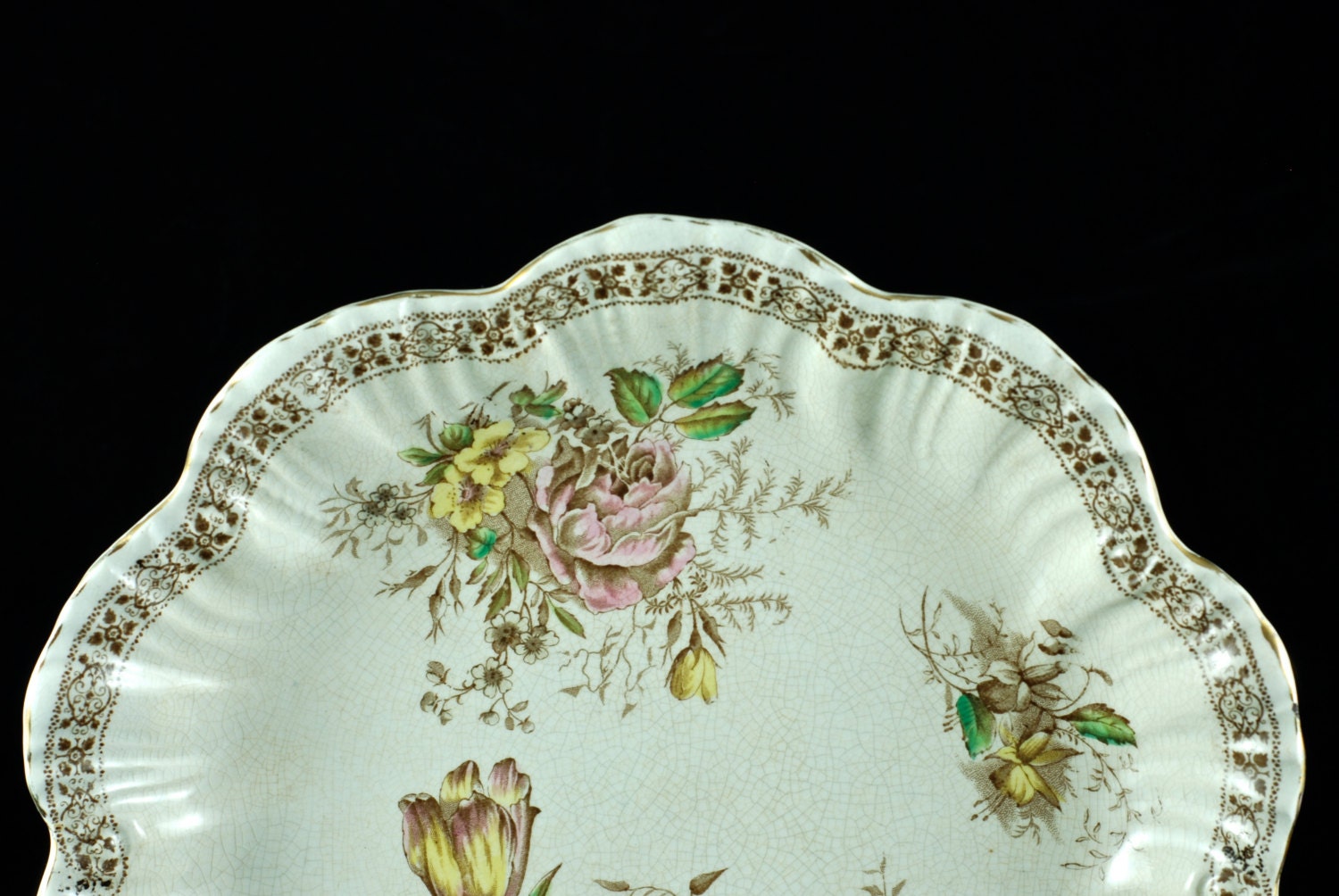 Antique English Dunn Bennett & Co. 'rose Group' - Etsy Canada