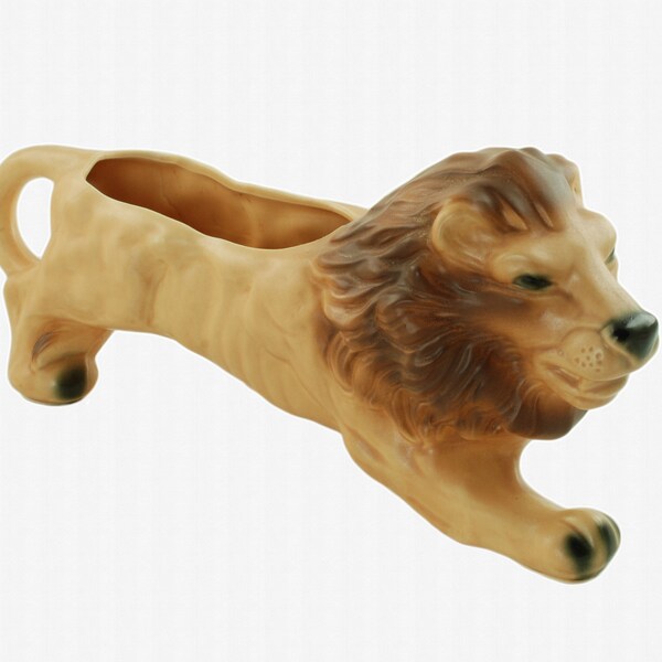 Lion Planter Pottery - Etsy
